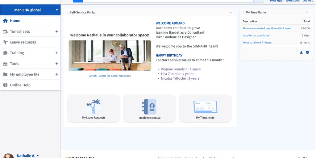 HR self-service | SIGMA-RH
