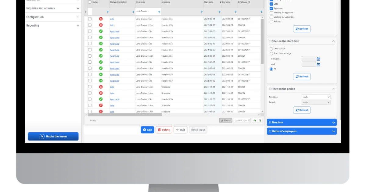 Scheduling and Time Clock Software