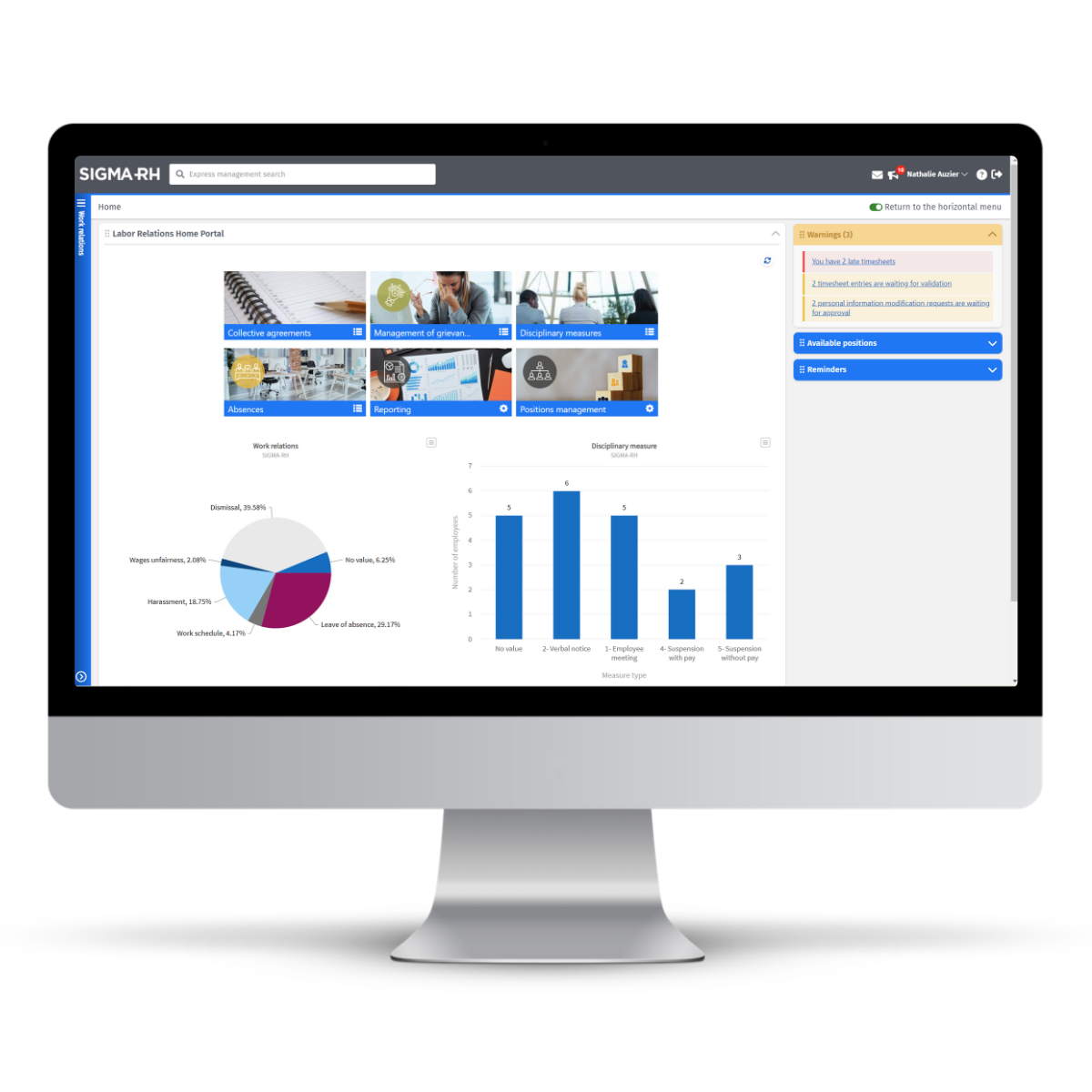 Labour Relations Management Suite | SIGMA-RH