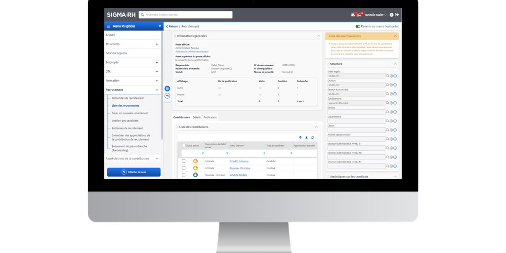 Recrutement | SIGMA-RH